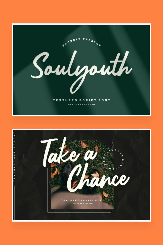 Soulyouth Stylish Textured Script Font – MasterBundles