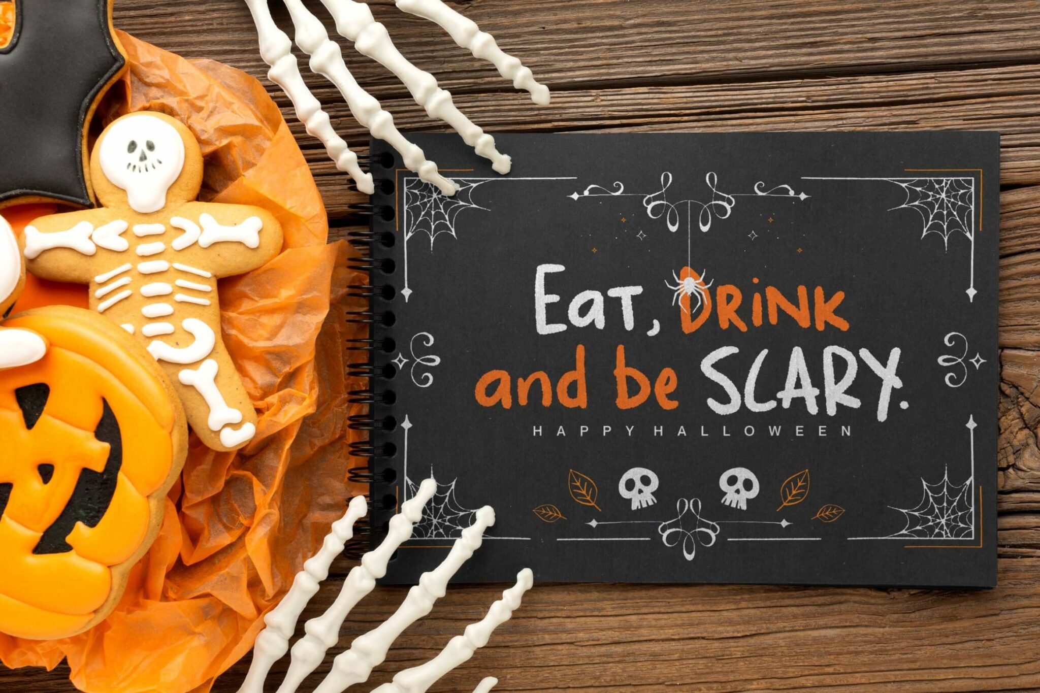 Spooky Whisper Handdrawn Textured Font – MasterBundles