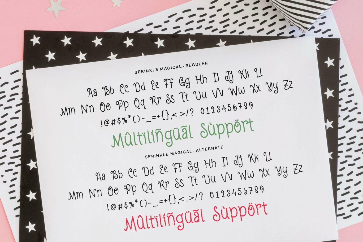 Sprinkle Magical Two Styles Handwritten Font – MasterBundles