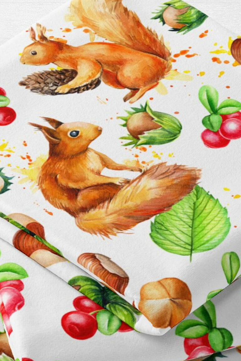 Squirrels, Birds, Nuts, Berries – MasterBundles