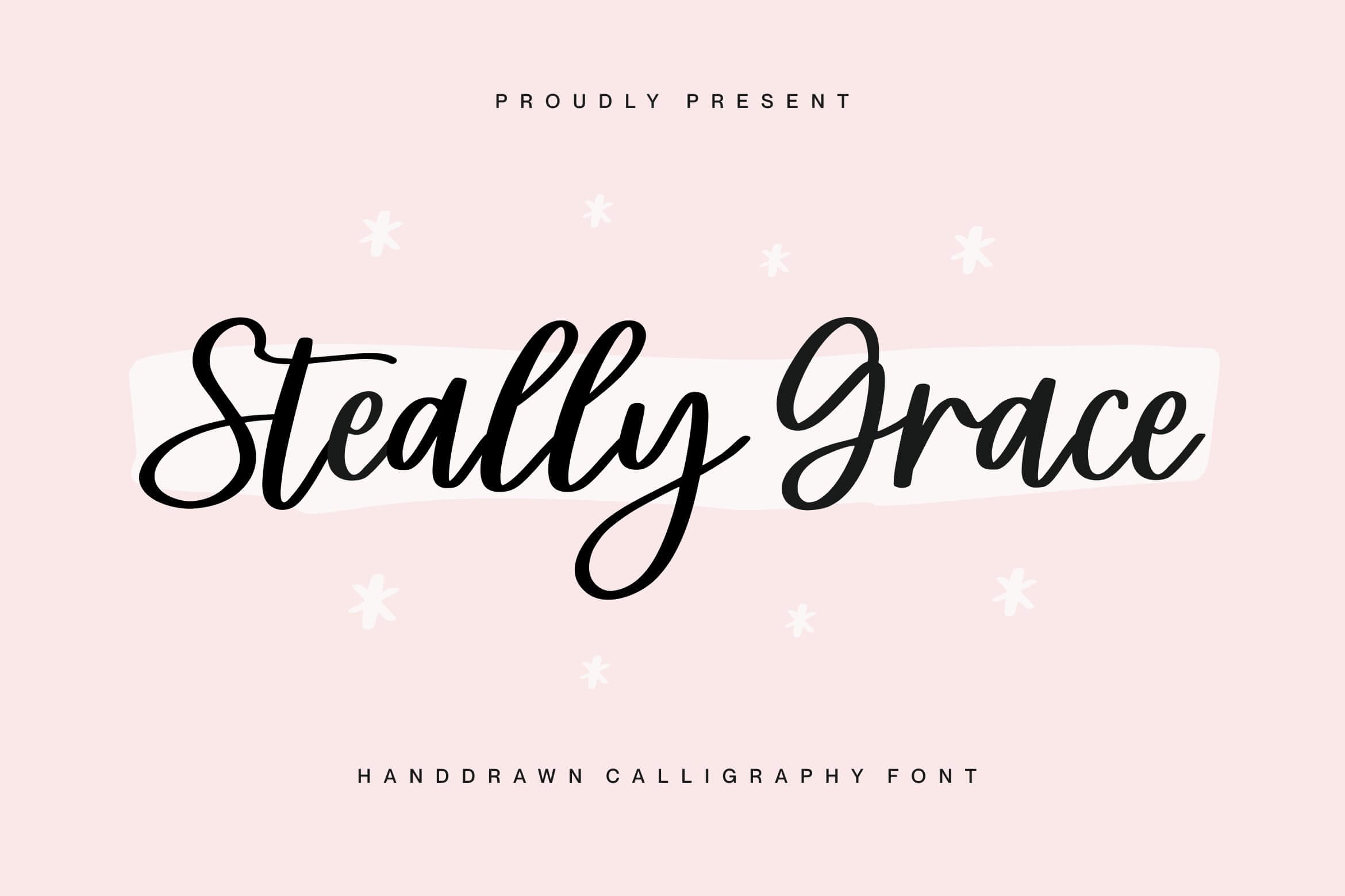 Steally Grace Handdrawn Calligraphy Font – MasterBundles