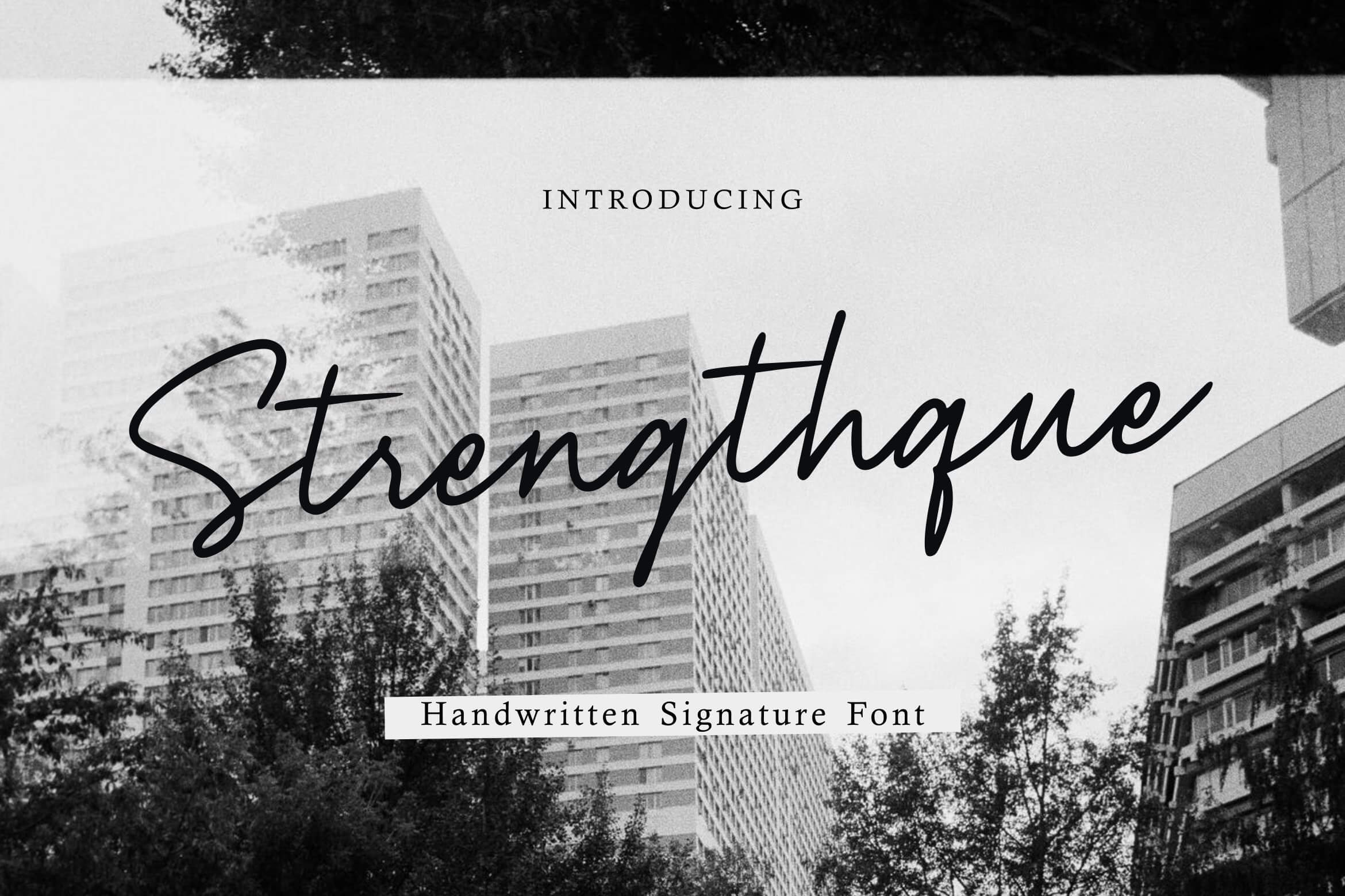Strengthque A Handwritten Signature Font – MasterBundles