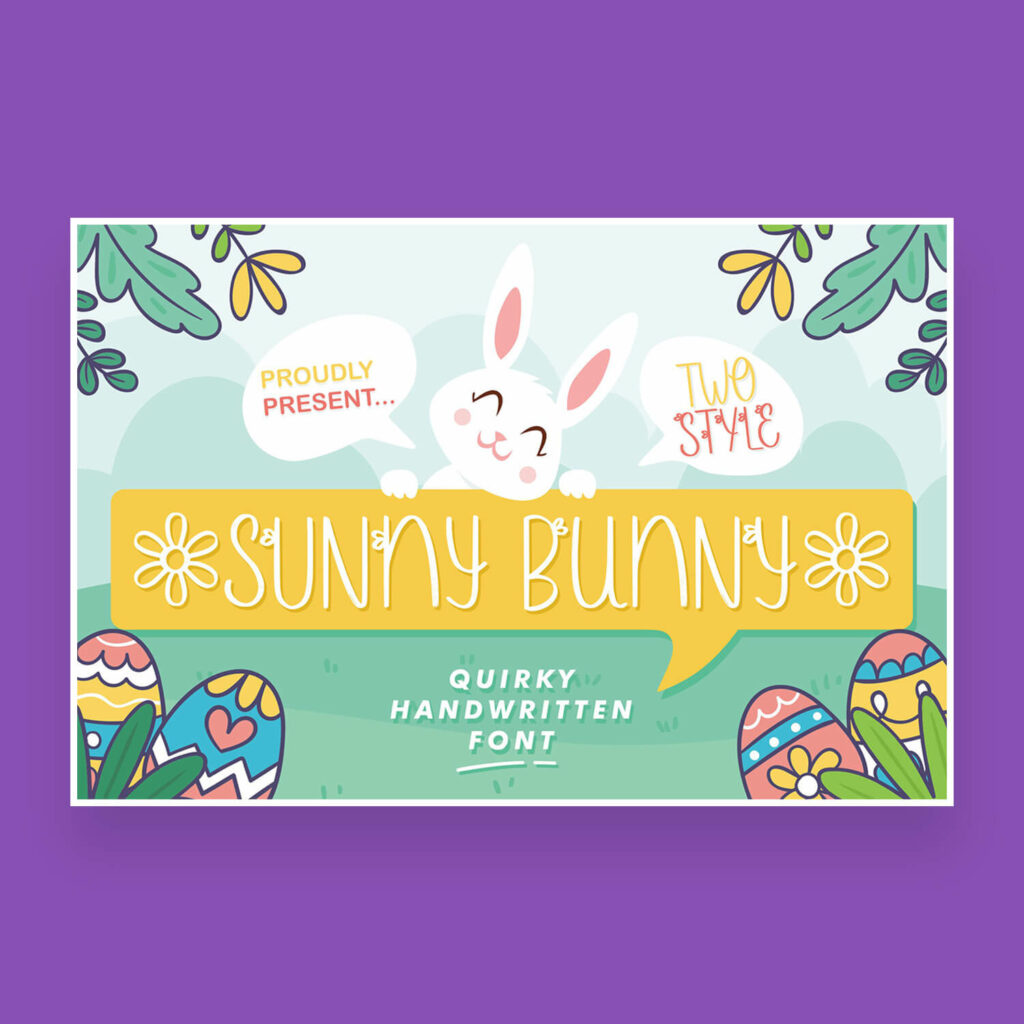 Sunny Bunny Unique Quirky Handwritten Font – MasterBundles