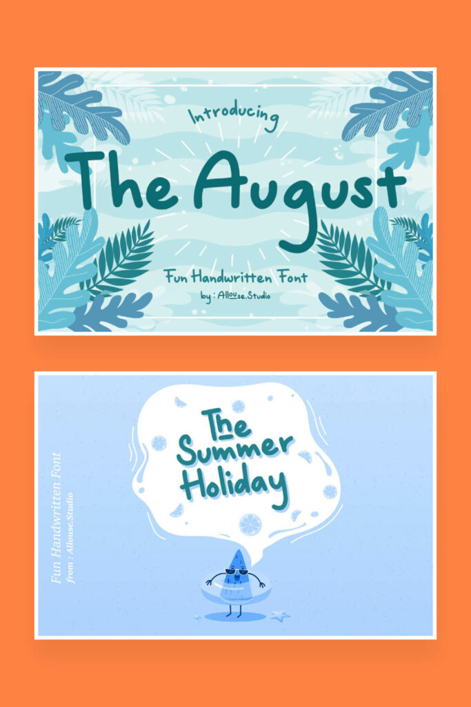 The August Fun Handwritten Font – MasterBundles