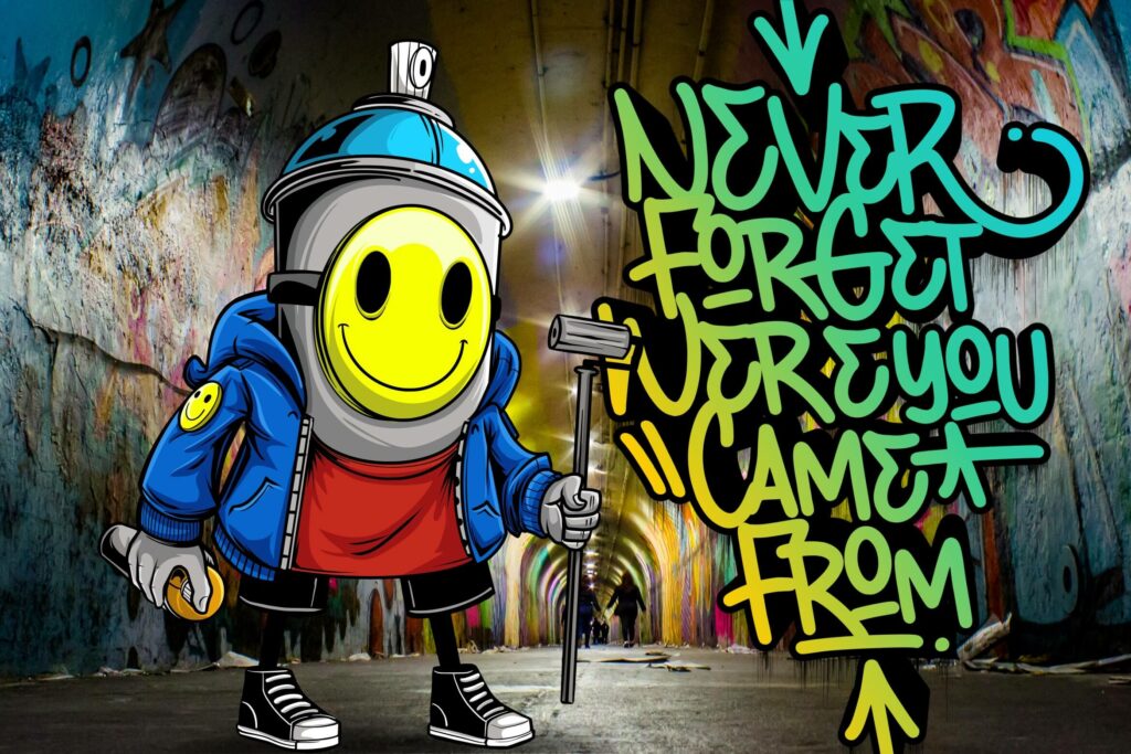 Timegoing Graffiti Street Font – MasterBundles