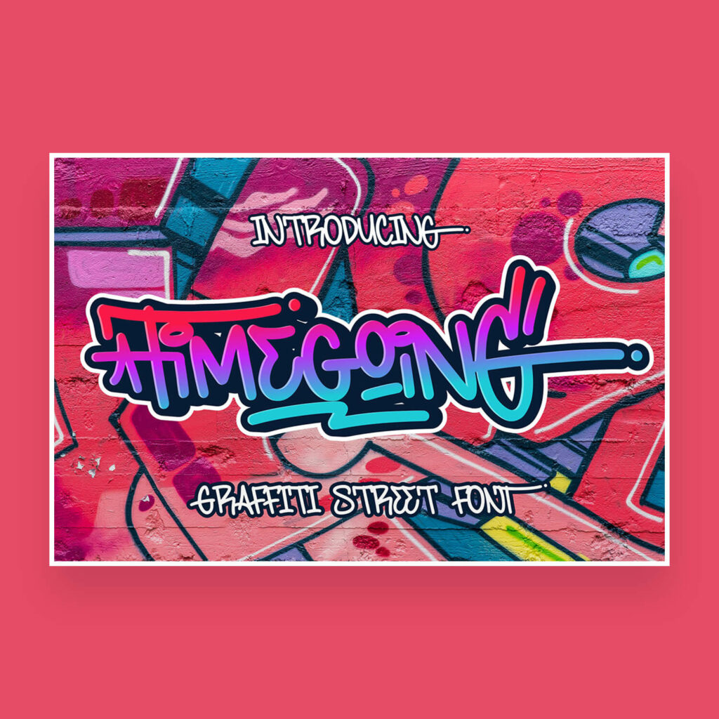 Timegoing Graffiti Street Font – MasterBundles