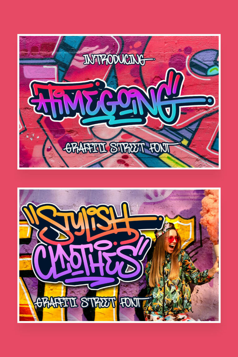 Timegoing Graffiti Street Font – MasterBundles