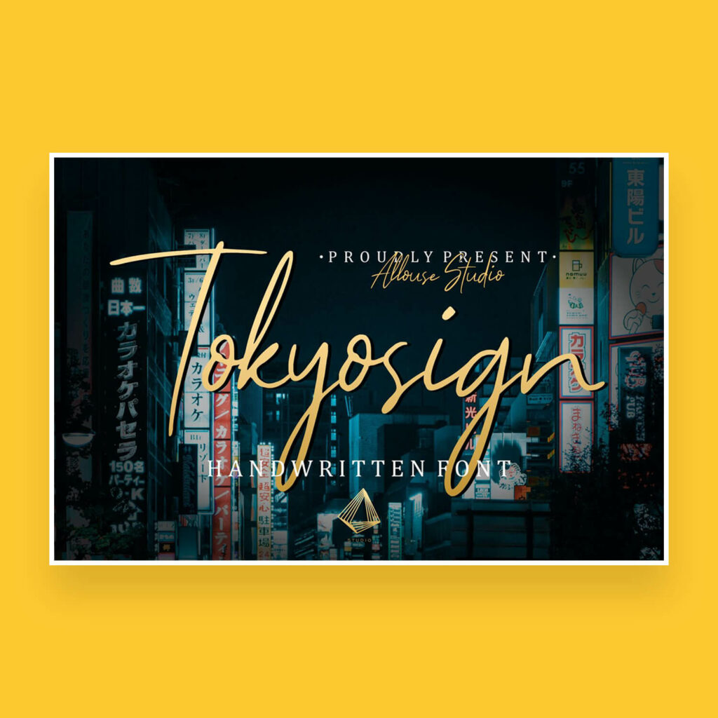 Tokyosign Beautiful Handwritten Font – MasterBundles