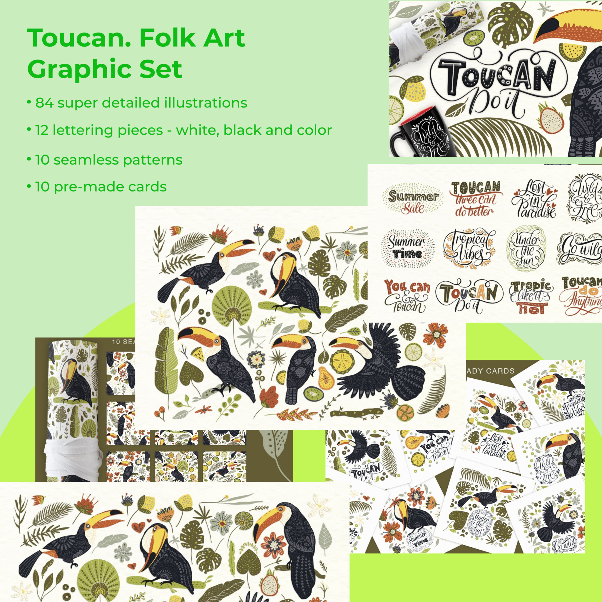 Zodiac Nymphs. Big Graphic Set. | Master Bundles