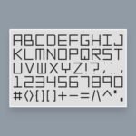 Digital letters. English alphabet | Master Bundles