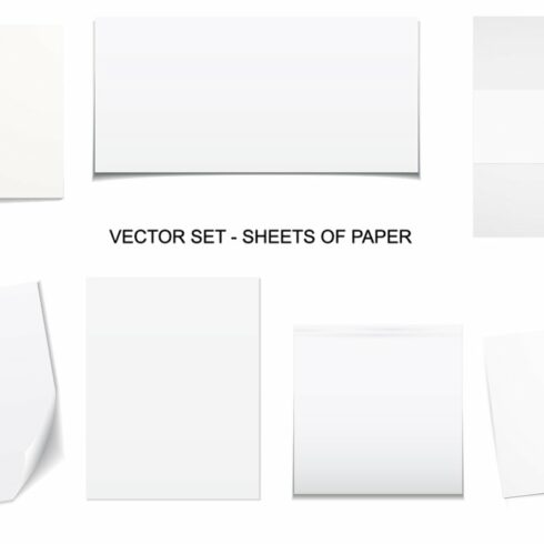 Sheets Of Paper. Vector Collection | Master Bundles