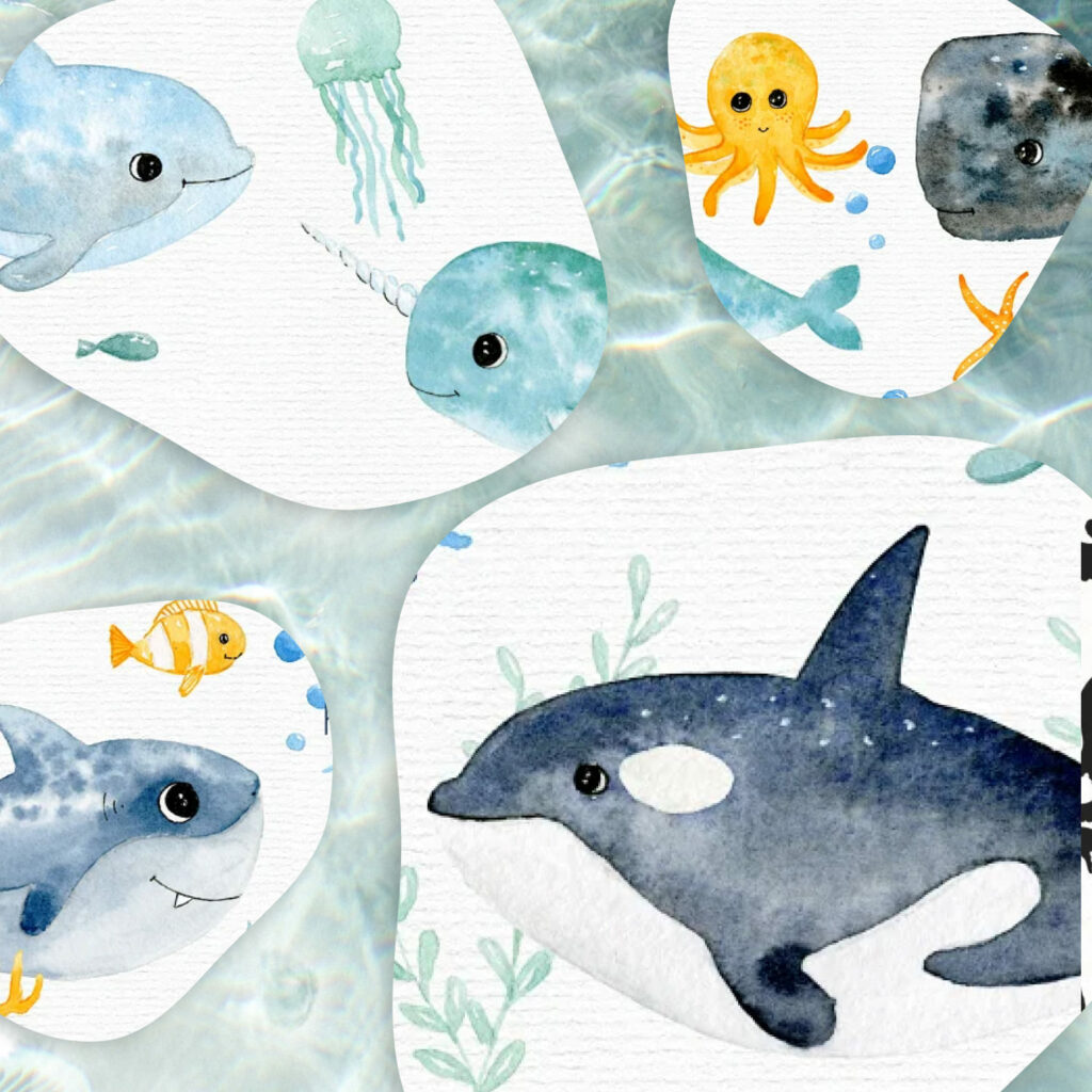 Watercolor Sea Creatures – MasterBundles