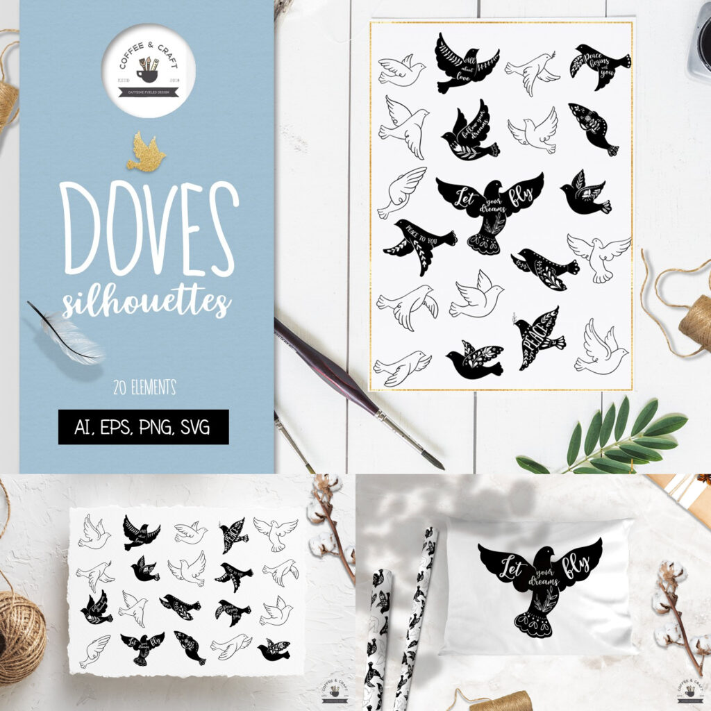 Doves 20 Elements – MasterBundles