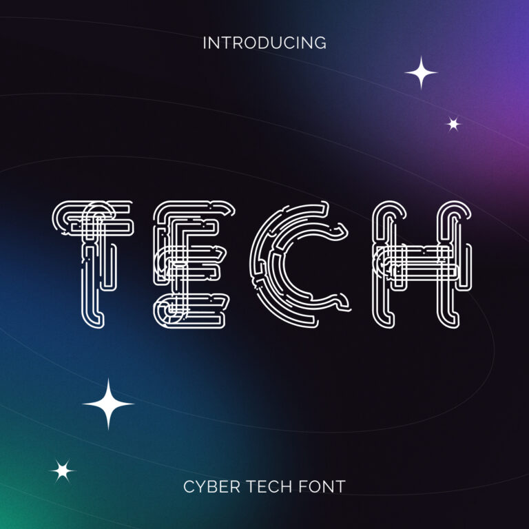 Tech Font – MasterBundles