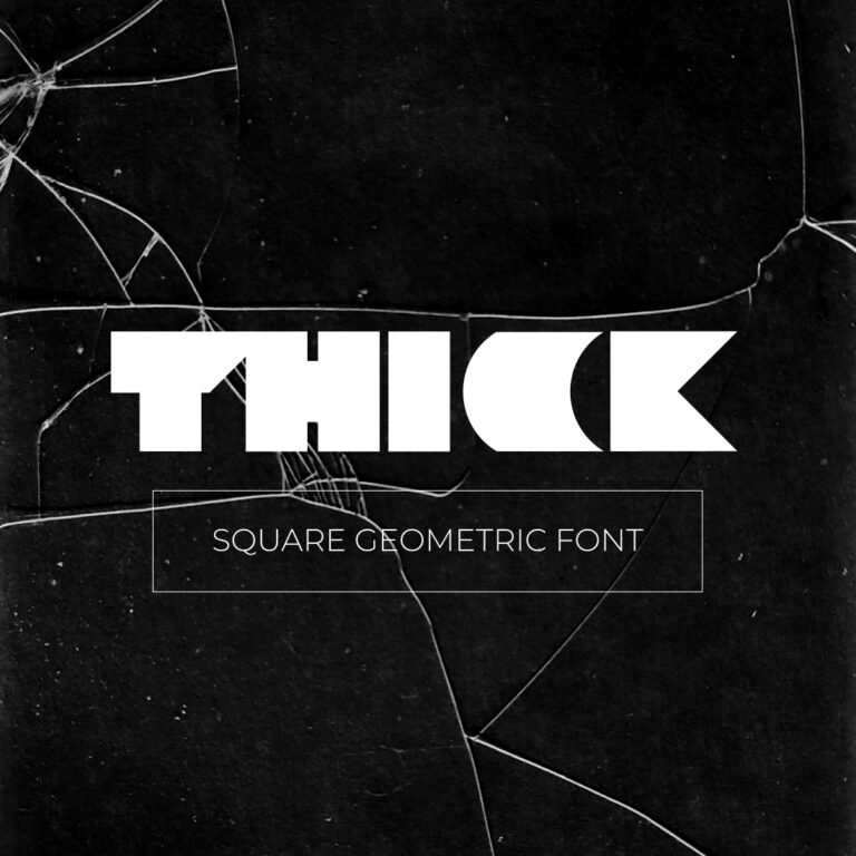 Thick Font – MasterBundles