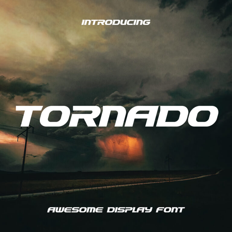 Tornado Font – MasterBundles