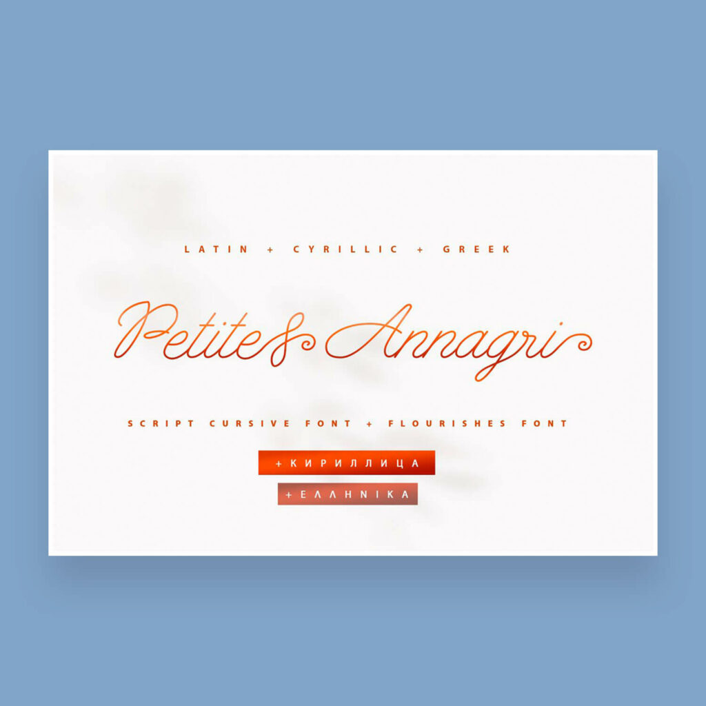 Hello January Cursive Font Cyrillic | Master Bundles