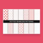 Dotted Seamless Patterns Vector Set – MasterBundles