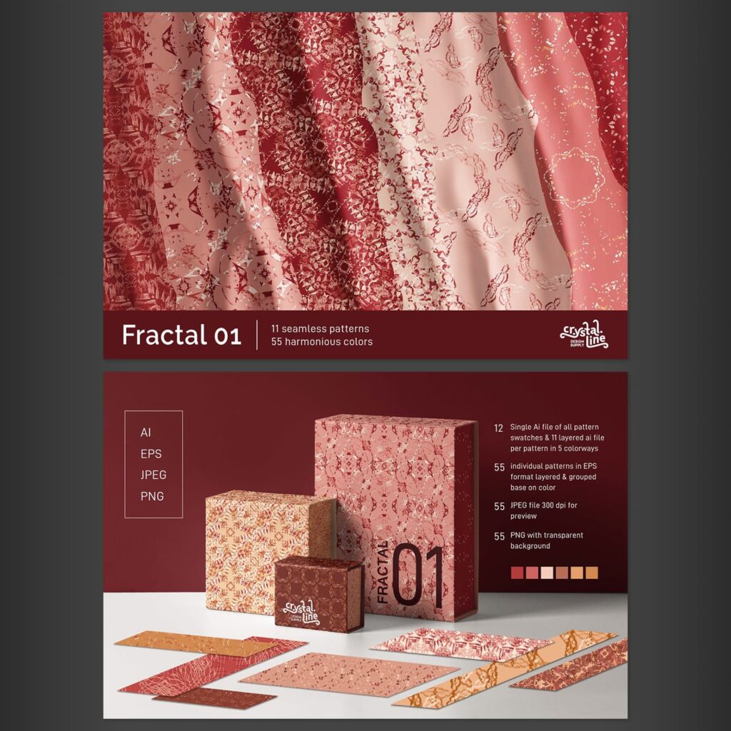 Fractal Patterns 01 – MasterBundles
