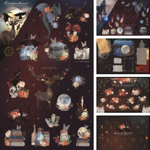 The Witch Vol.2: Witchcraft Illustrations – MasterBundles