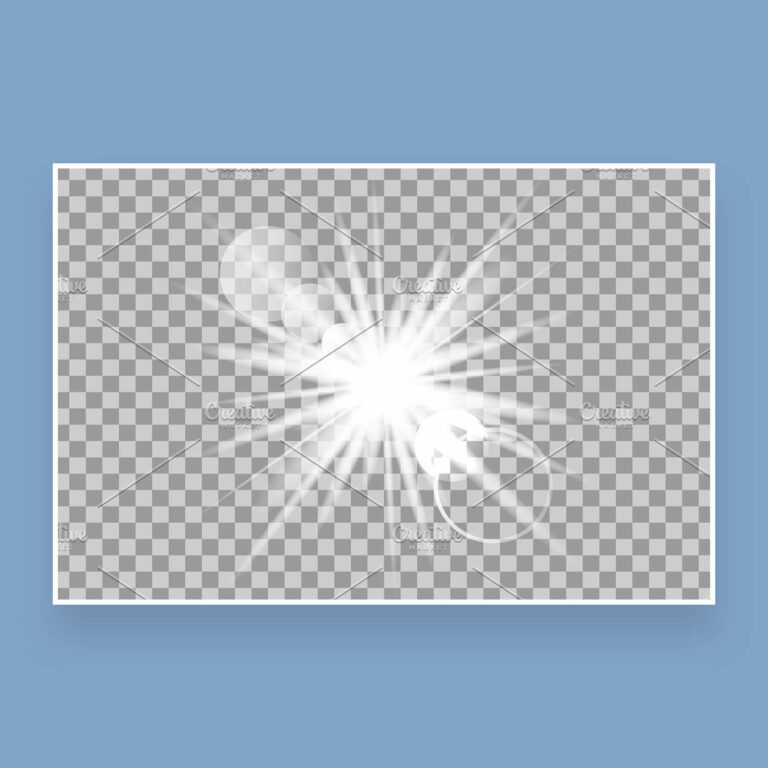 Vector White Light Effects, Flash – MasterBundles