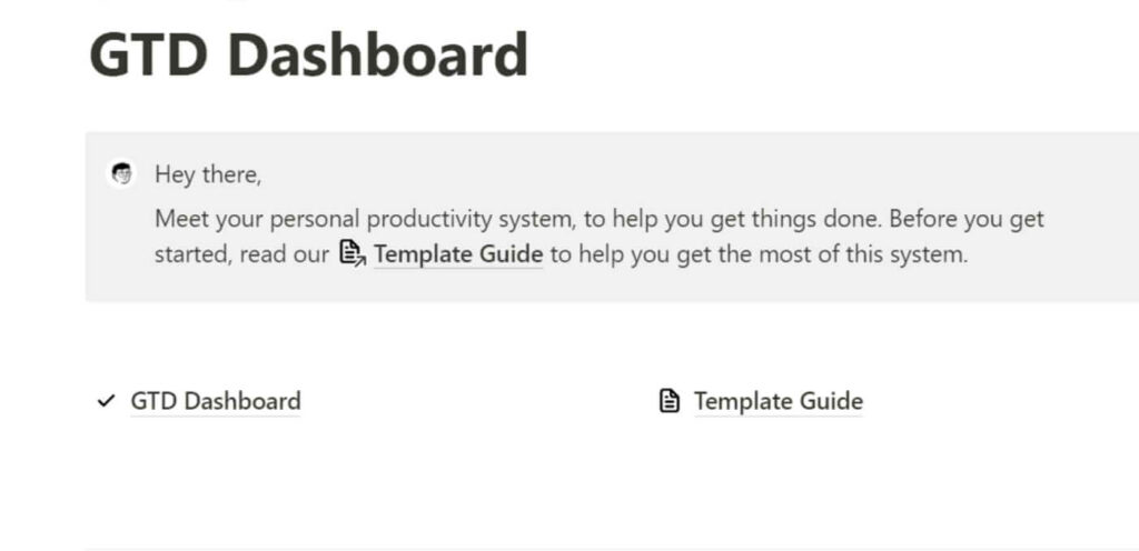 GTD Dashboard – MasterBundles