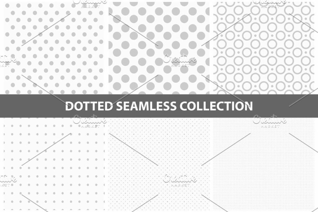 Amazing Dotted Seamless Patterns – MasterBundles