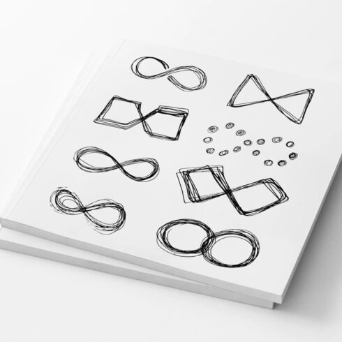 Hand Drawn Infinity Icons Set | Master Bundles