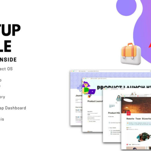 Startup Bundle Notion Template | Master Bundles