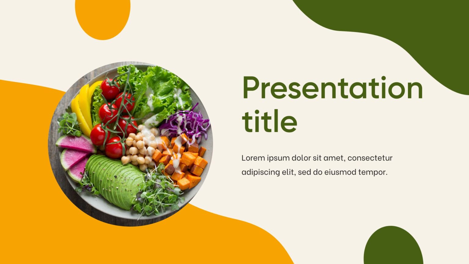 Free Food Powerpoint Template – MasterBundles