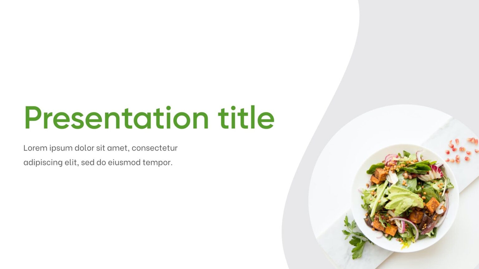 Free Powerpoint Templates Food – MasterBundles