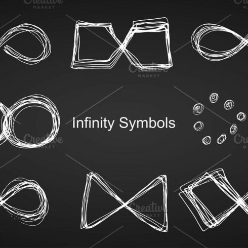 Hand Drawn Infinity Icons Set | Master Bundles