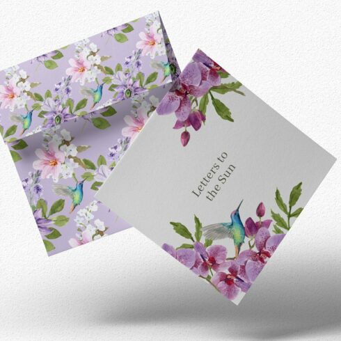 Summer Flower Wedding Watercolor | MasterBundles