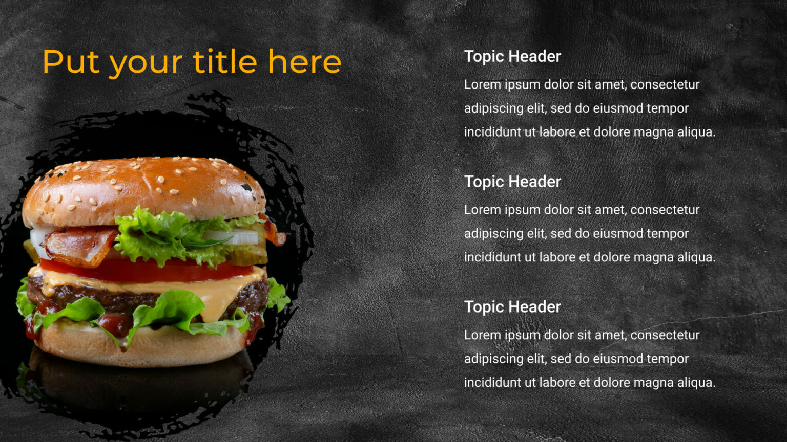 Free Fast Food Powerpoint Template – MasterBundles