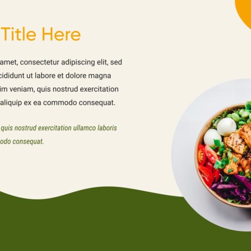 Free Food Powerpoint Template | Master Bundles