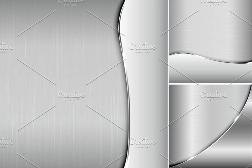 Collection Of Metallic Backgrounds – MasterBundles