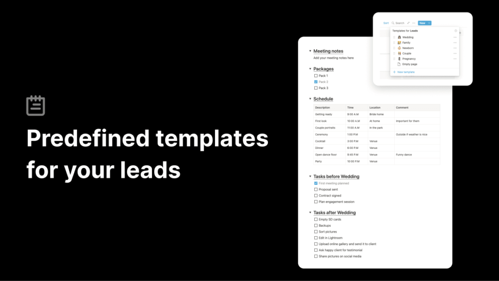 Photography Lead & Client Management – MasterBundles