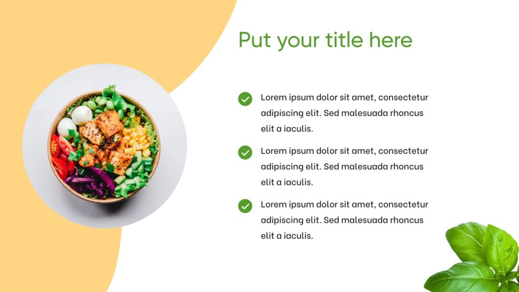 Free Powerpoint Templates Food – MasterBundles