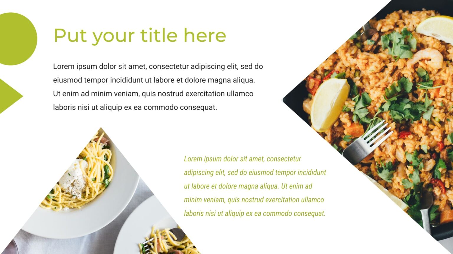 Diner Food Powerpoint Templates Free – MasterBundles