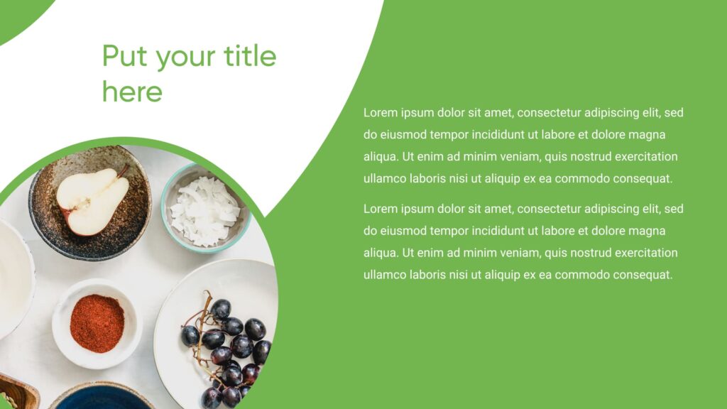 Food Powerpoint Backgrounds Free – MasterBundles