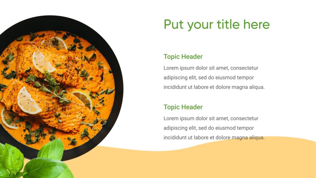Free Powerpoint Templates Food – MasterBundles
