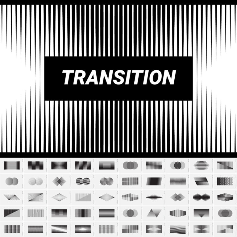 100 Transition Shapes – MasterBundles