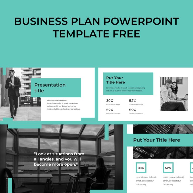 Business Plan Template Powerpoint Free – MasterBundles