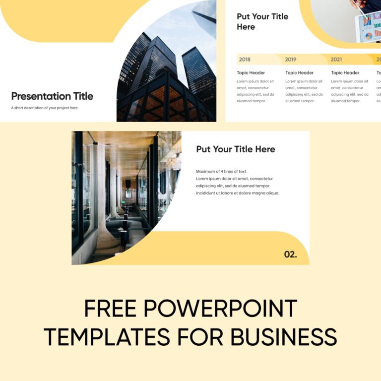 Free Business Powerpoint Templates – MasterBundles