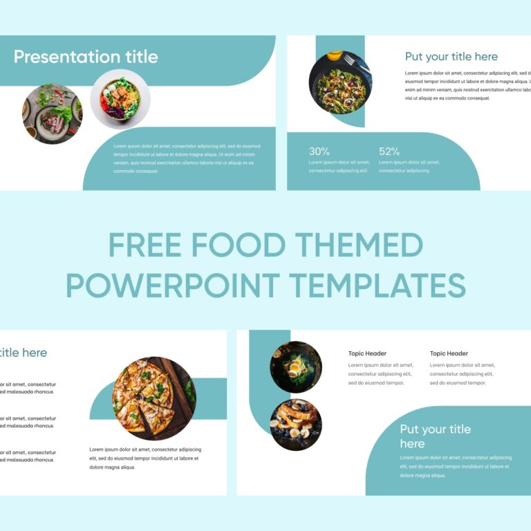 Free Food Themed Powerpoint Templates – MasterBundles