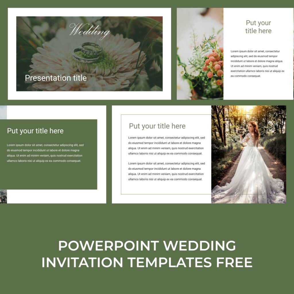Powerpoint Wedding Invitation Templates Free – MasterBundles