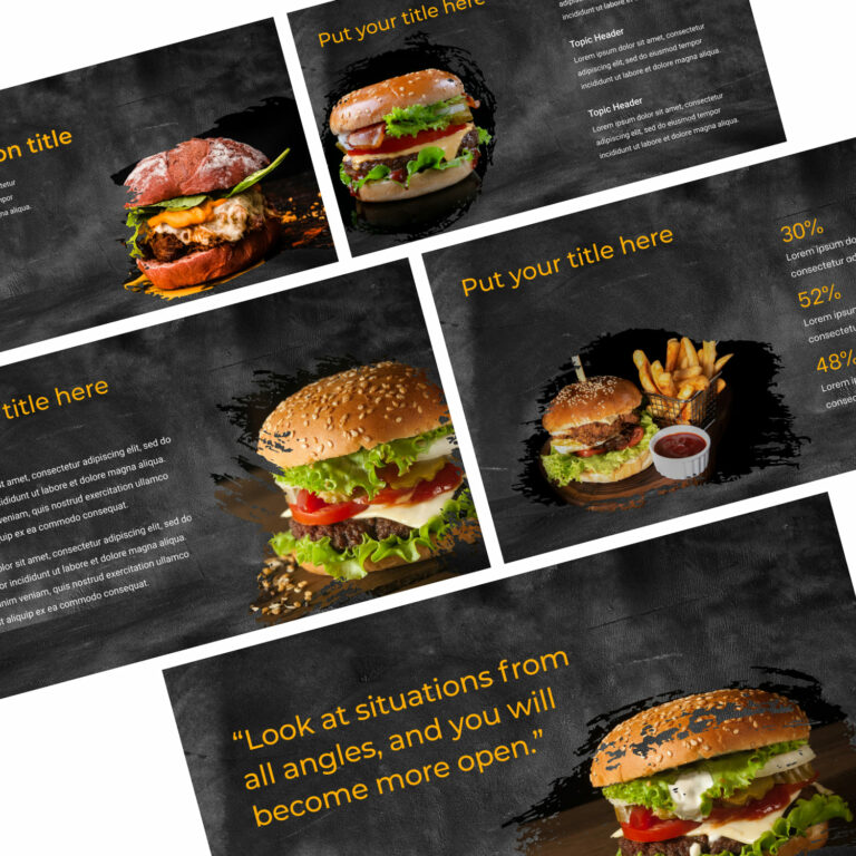 Free Fast Food Powerpoint Template – MasterBundles