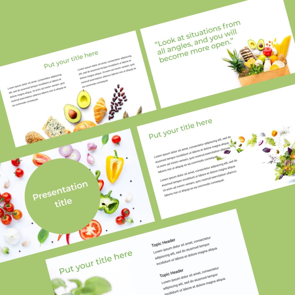Free Food Powerpoint Slides – MasterBundles