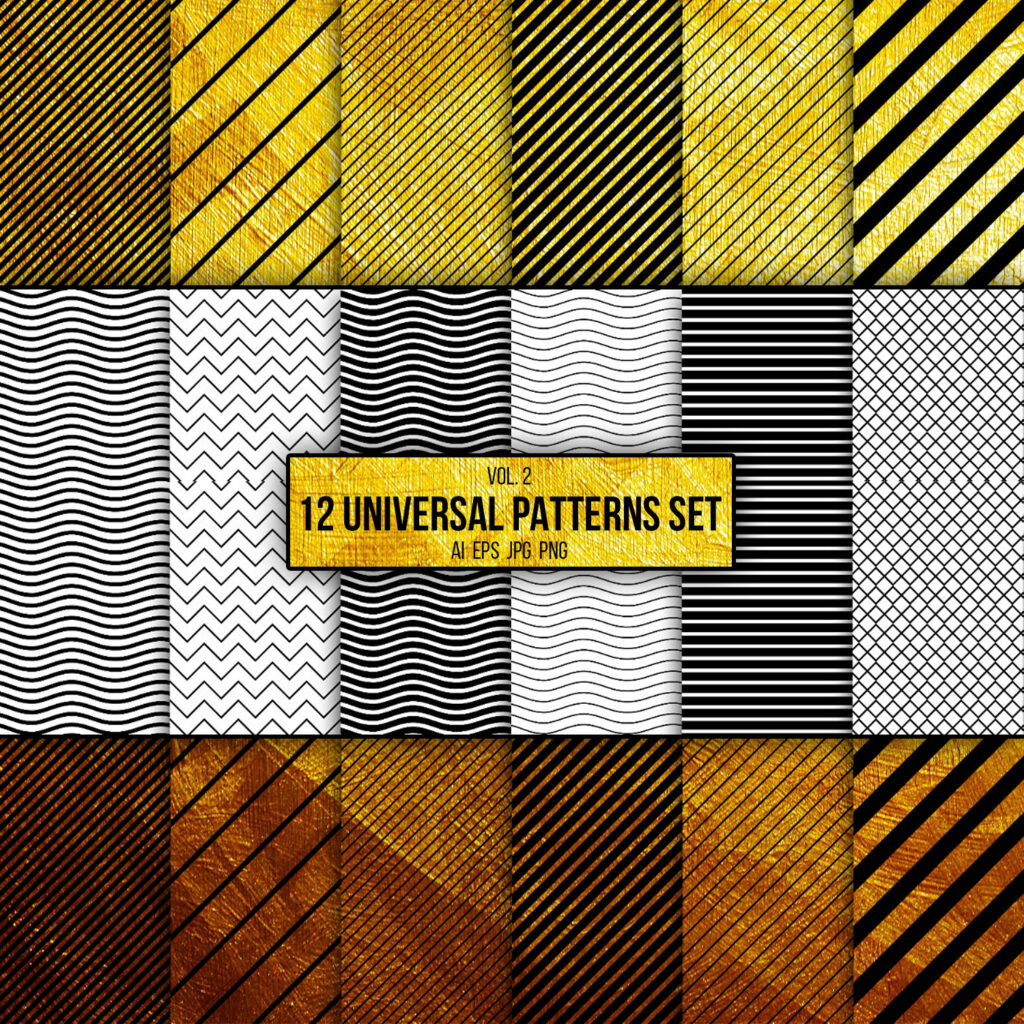 12 Universal Patterns Set – MasterBundles