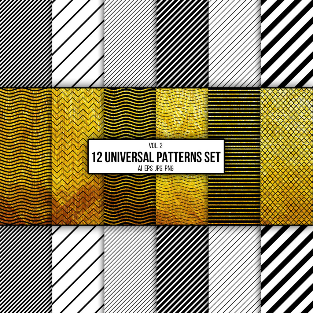 12 Universal Patterns Set – MasterBundles